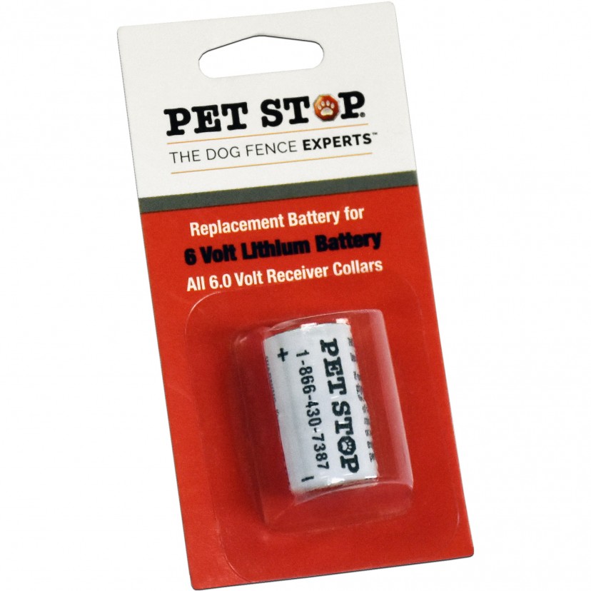 Pet Stop 6V Lithium Battery • St. Louis Dog Fence